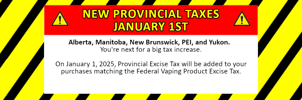 Another Round of Excise Taxes on Vaping Products – TheraVape Inc.
